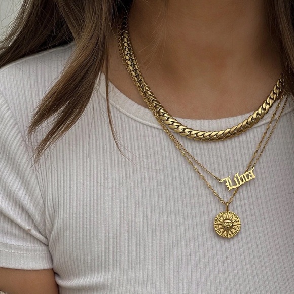 Jewelry | Waterproof Gold Plated Chain Necklace | Poshmark